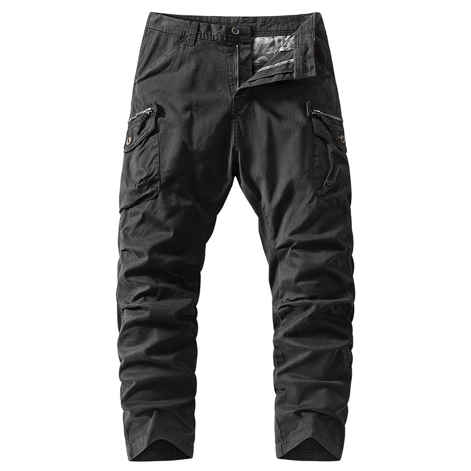 Pants for Men Loose Fit Baggy Sweatpants Casual Pant with Pocket ...