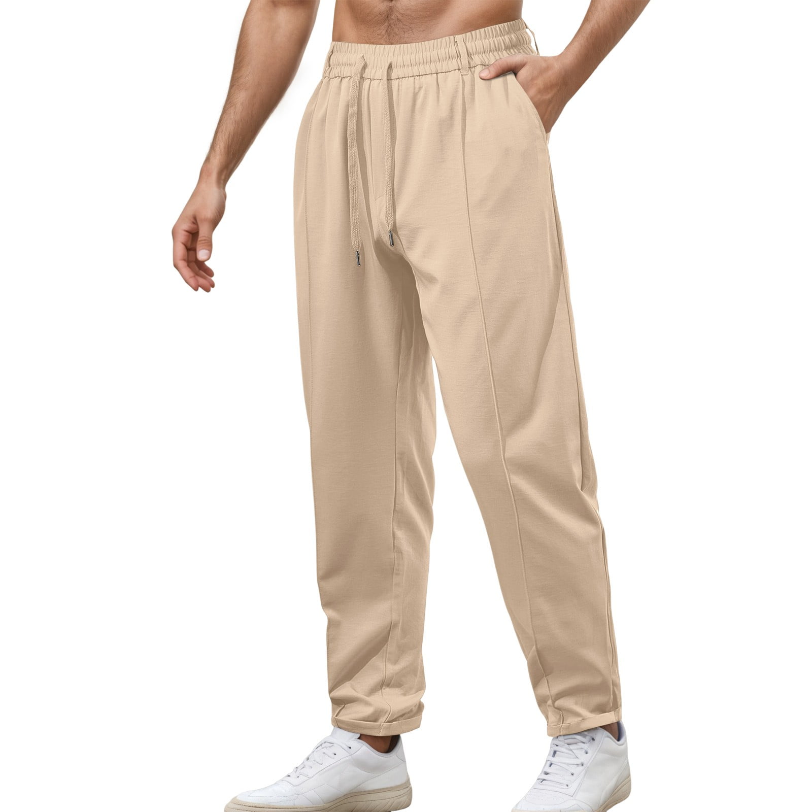 Pants for Men – Windbreaker Style Outdoor Travel Pants Men's Casual ...