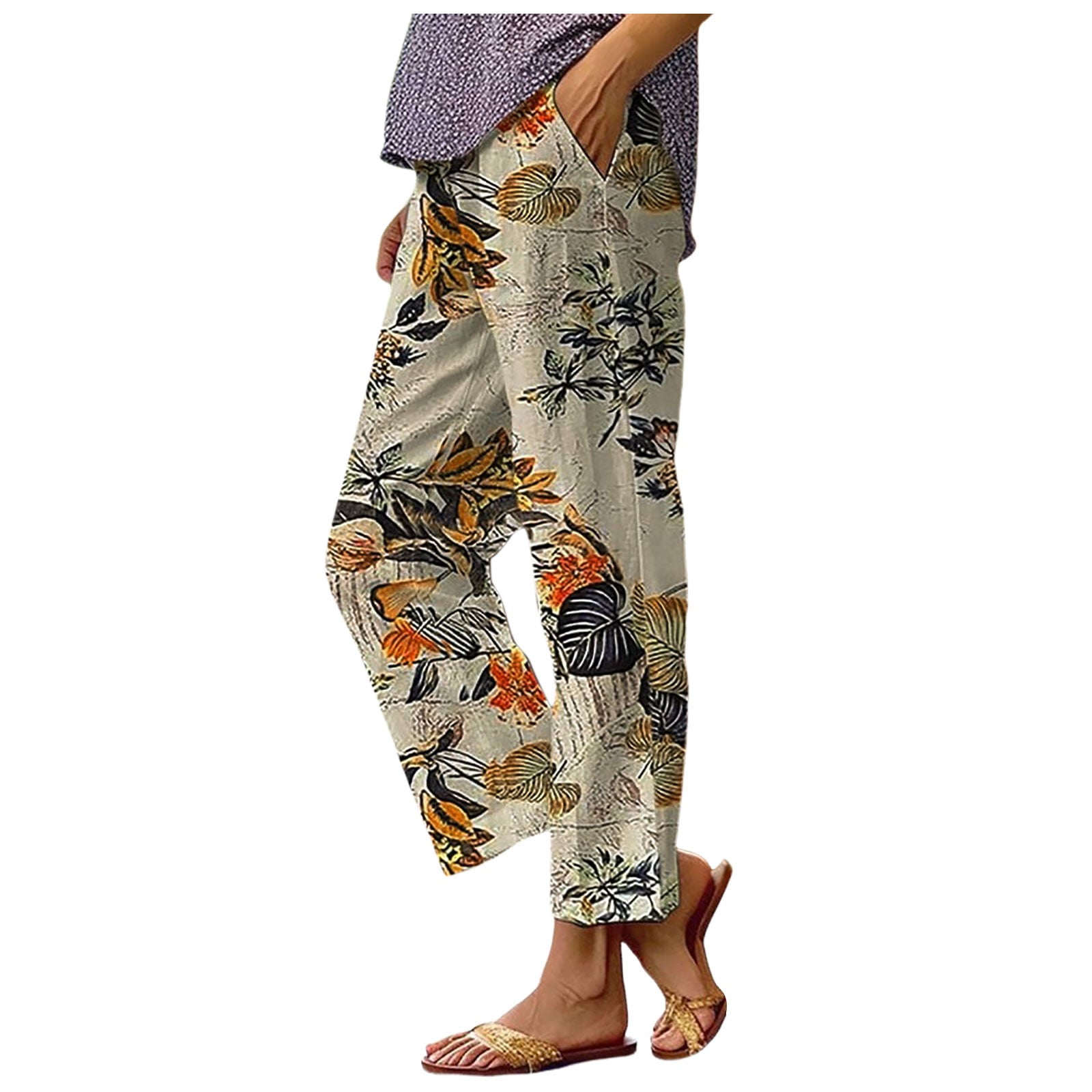 Pants for Women 14 Flare Tall Length Pants for Women Winter Running ...