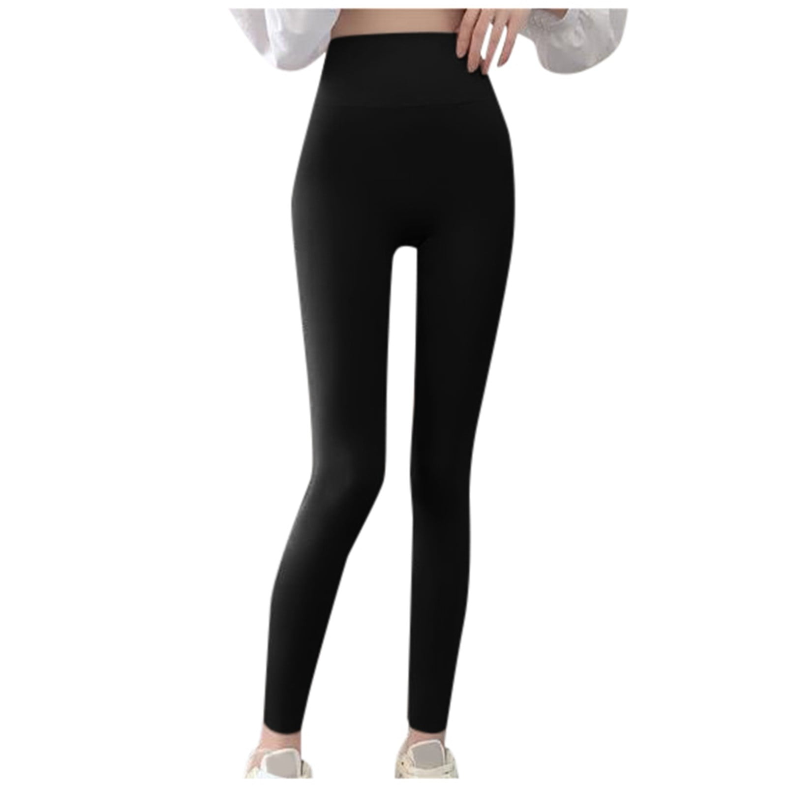 Pants for Women Casual Stretch Pull On High Waist Yoga Fitness Solid ...