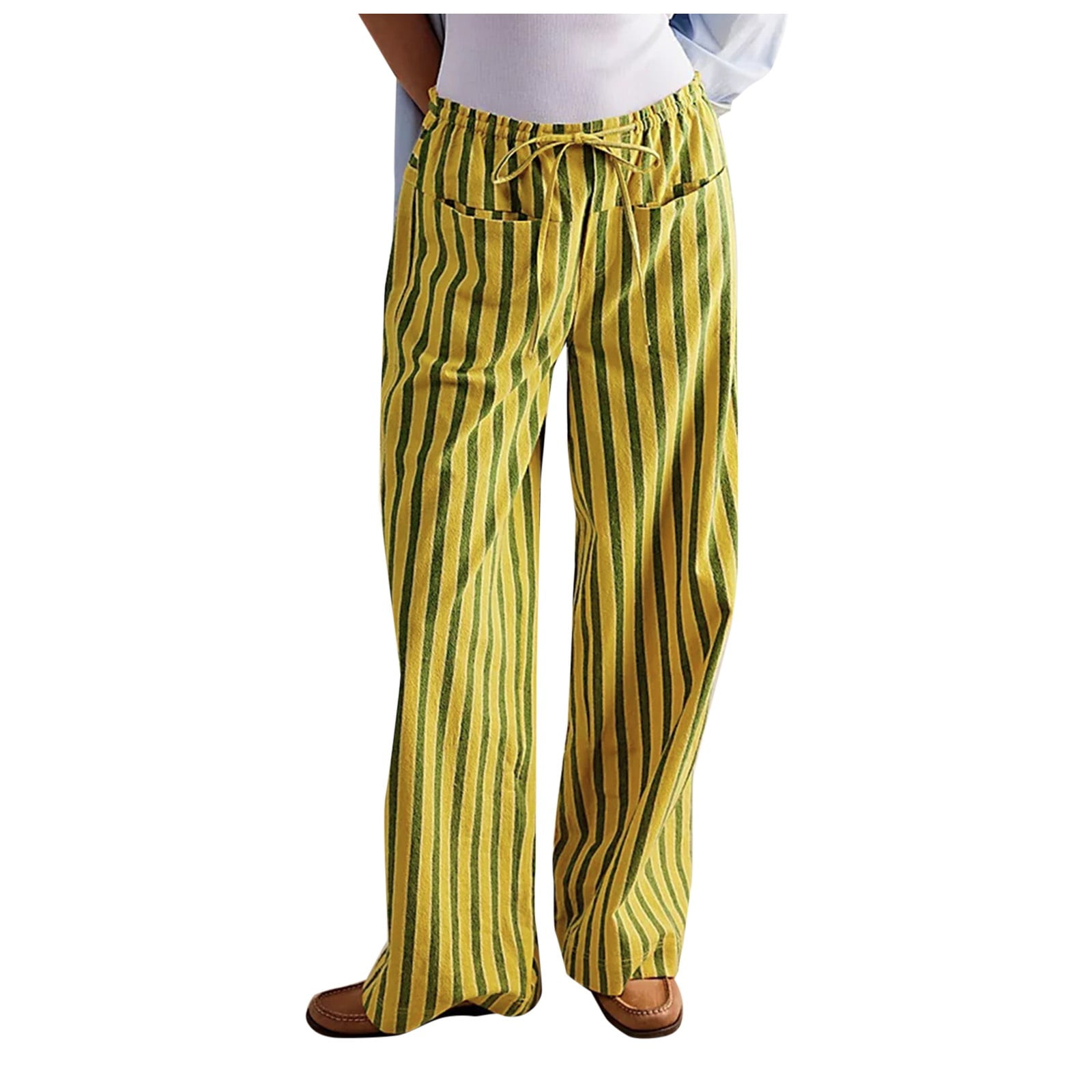 Pants for Women Drawstring Pants Fall Small Flare Womens Work Casual ...