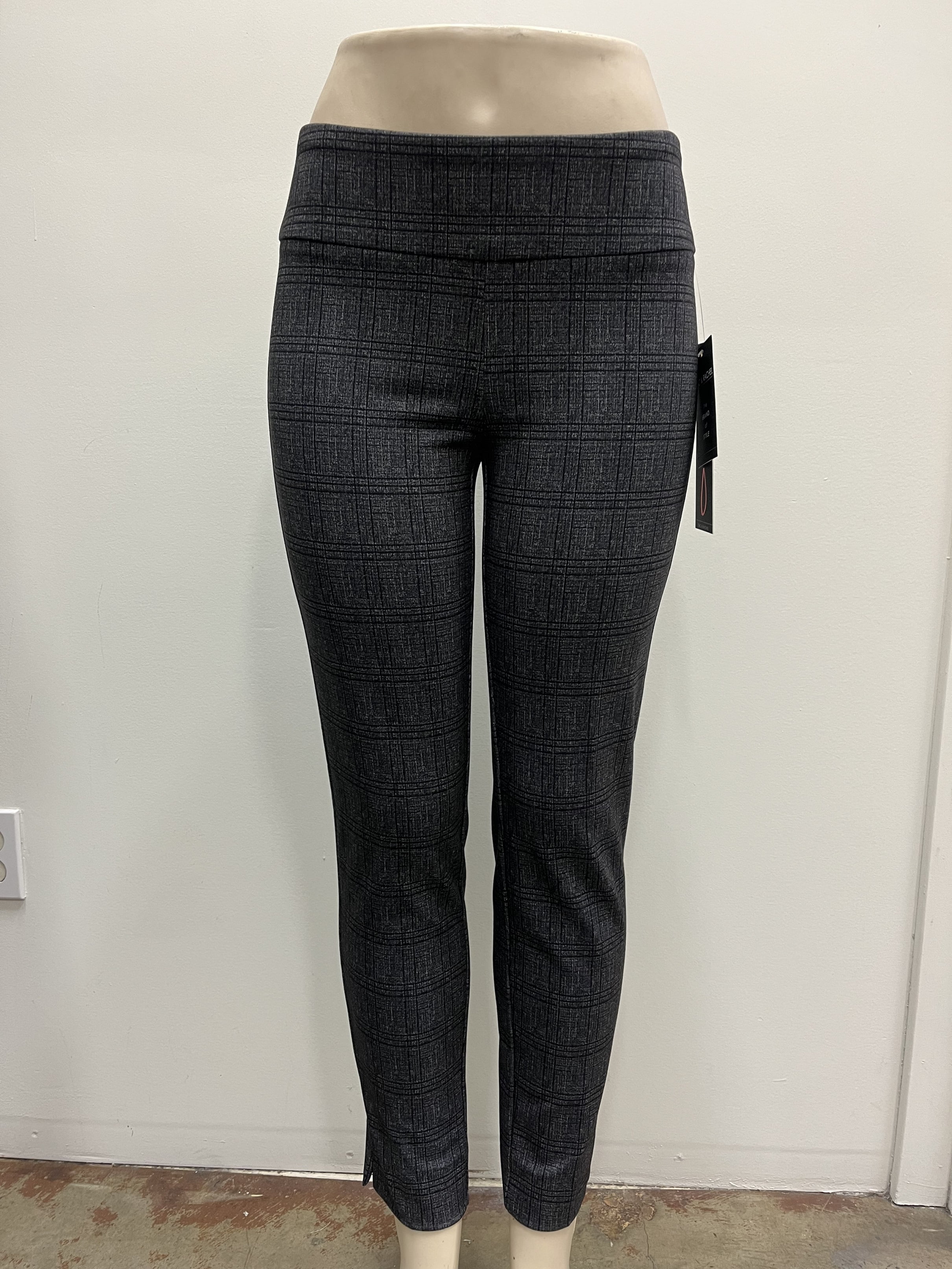 Pants , Zac & Rachel , Grey/Black Plaid , XL - Walmart.com