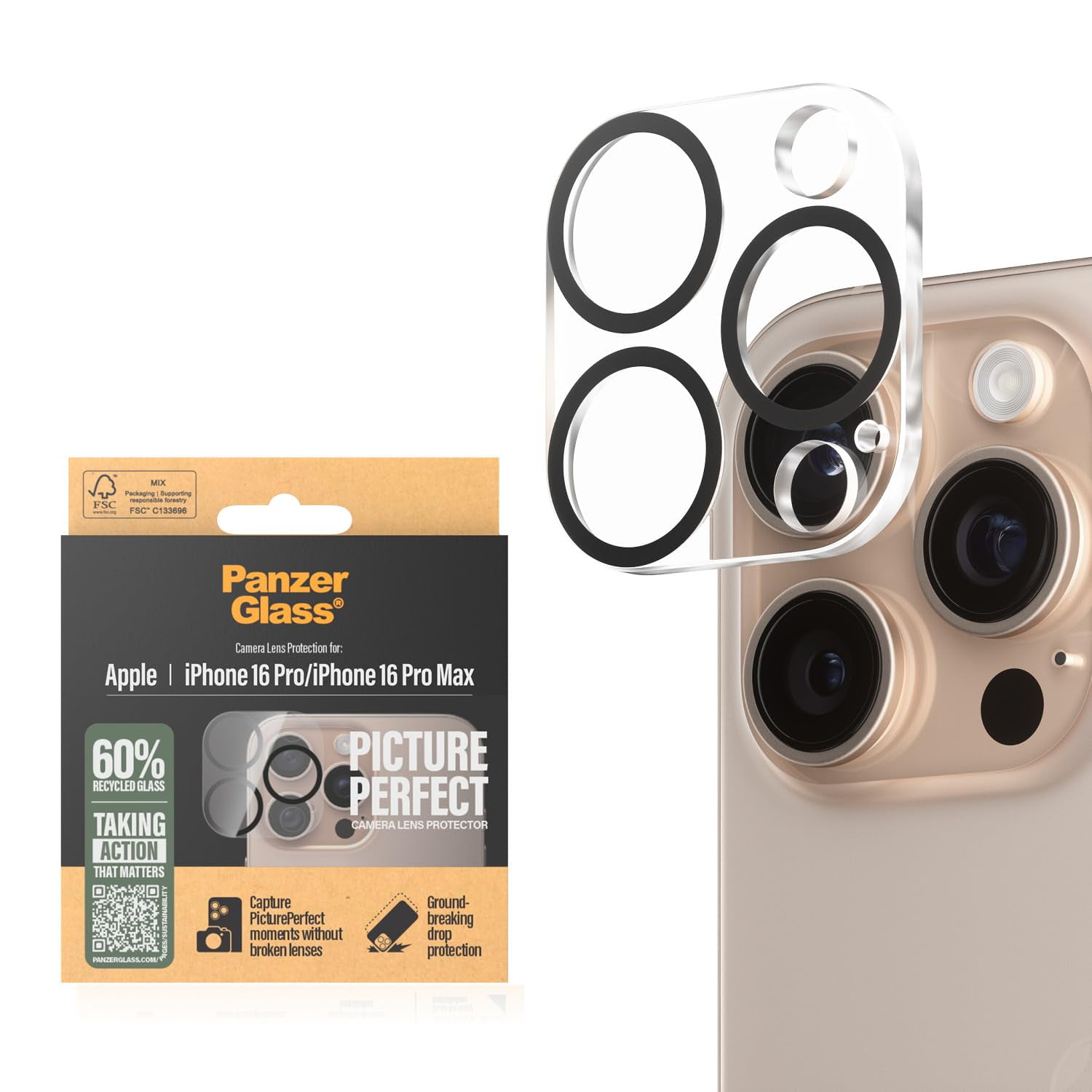Pantserglas Picture Perfect iPhone 16 Pro/16 Pro Max - Walmart.com
