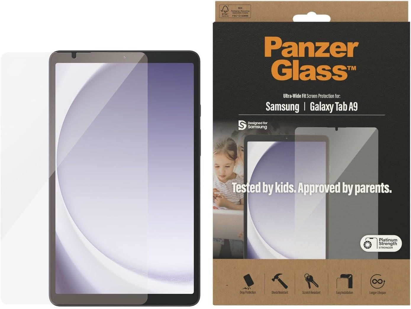 Panzer Glass Ultra Wide Kids Tested Screen Protection for Samsung ...