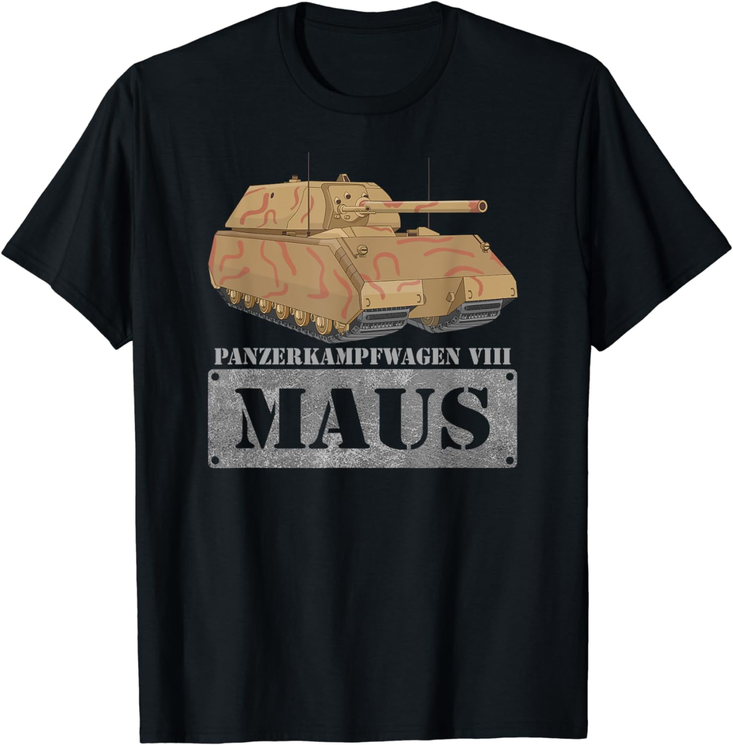 Panzer VIII Maus German WW2 Tanks of World War Two Germany T-Shirt ...