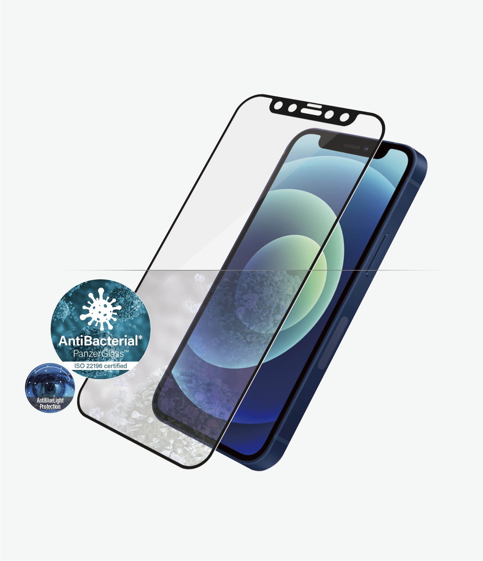 PanzerGlass iPhone 12 Mini Anti-Bluelight, Black - Walmart.com