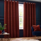 Paoletti New Galaxy Chenille Eyelet Curtains - Walmart.com