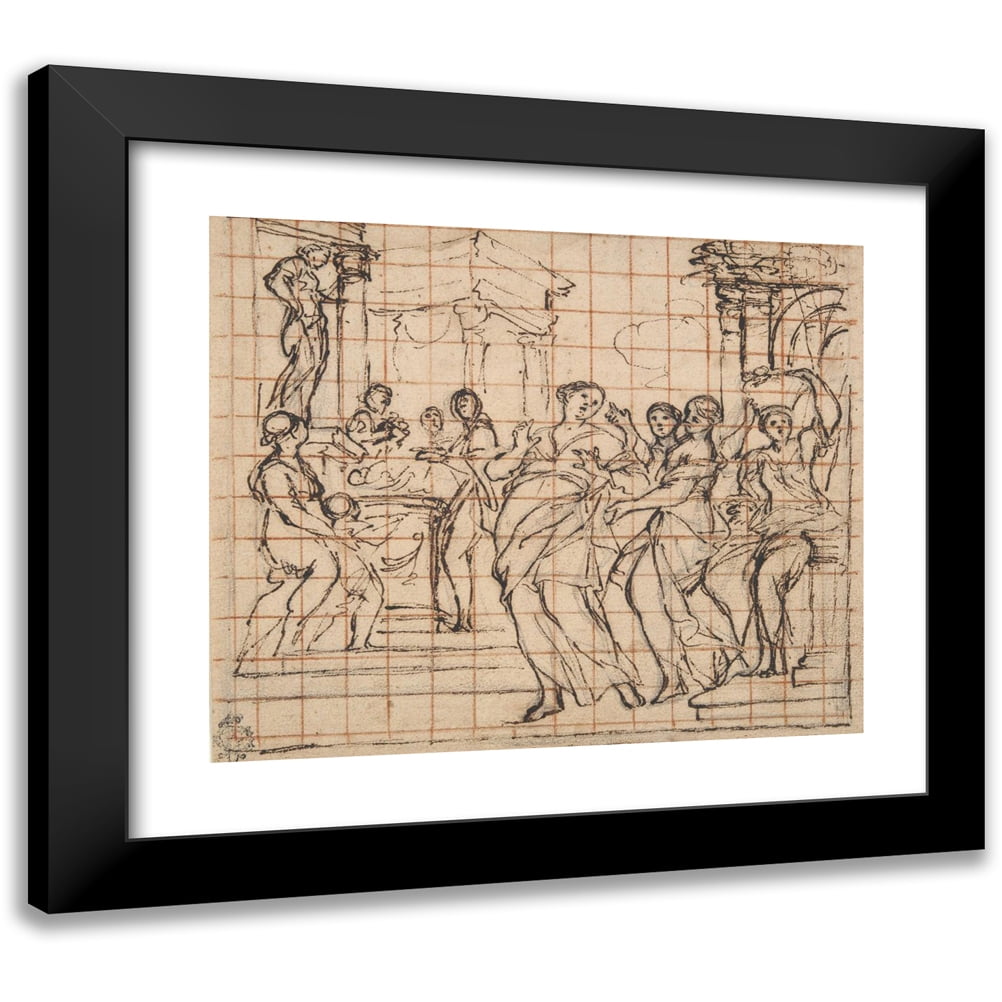 Paolo Gismondi 14x12 Black Modern Framed Museum Art Print Titled - St ...