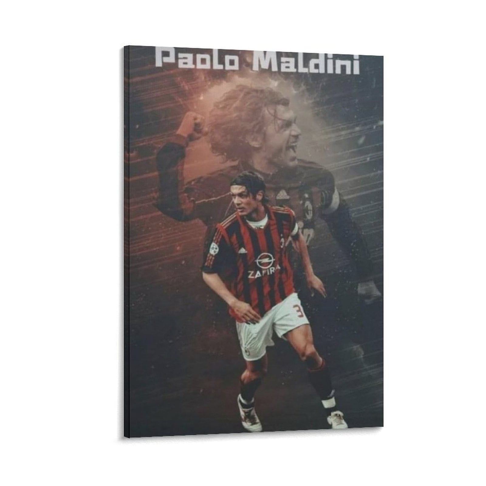 Paolo Maldini Poster Canvas Poster Artworks Picture Print Poster Wall ...