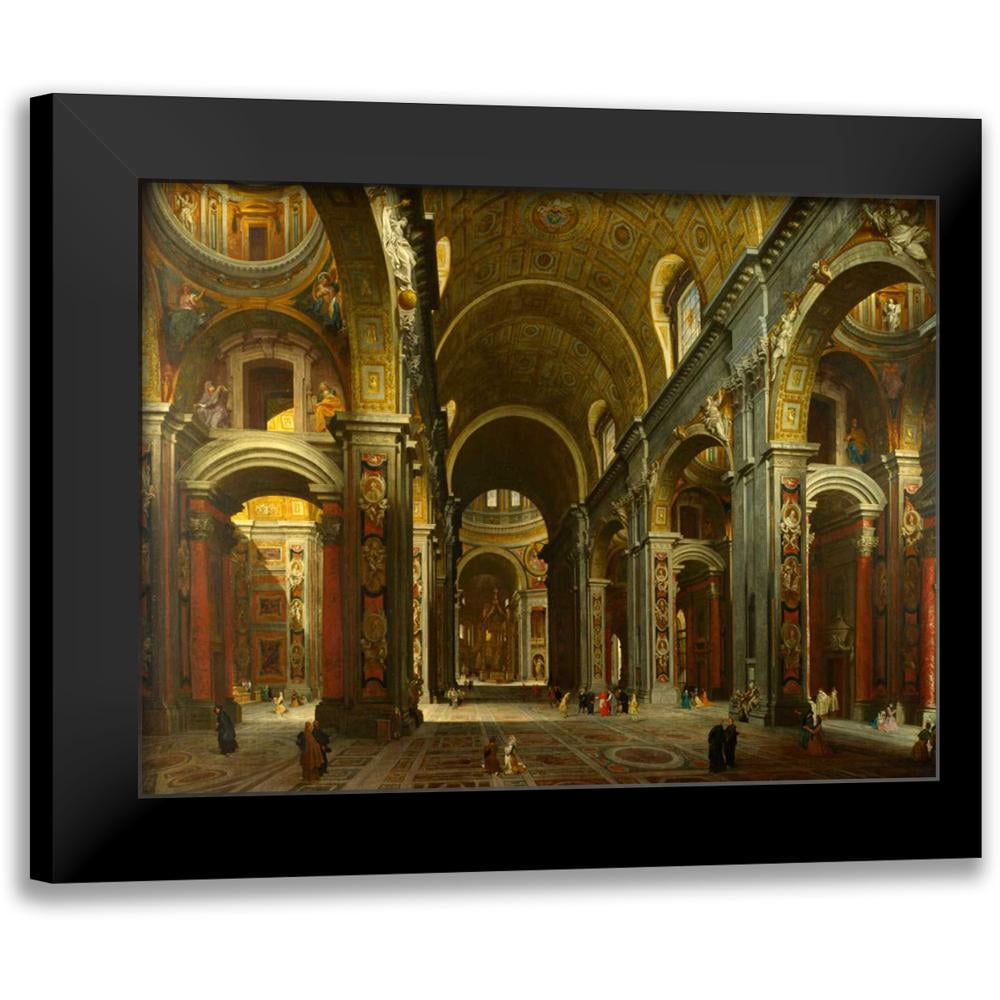 Paolo Panini, Giovanni 14x12 Black Modern Framed Museum Art Print ...