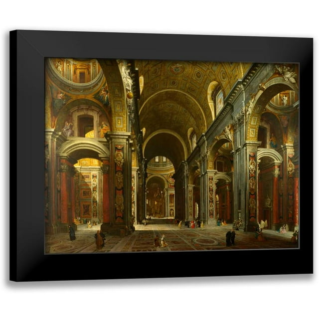 Paolo Panini, Giovanni 14x12 Black Modern Framed Museum Art Print ...