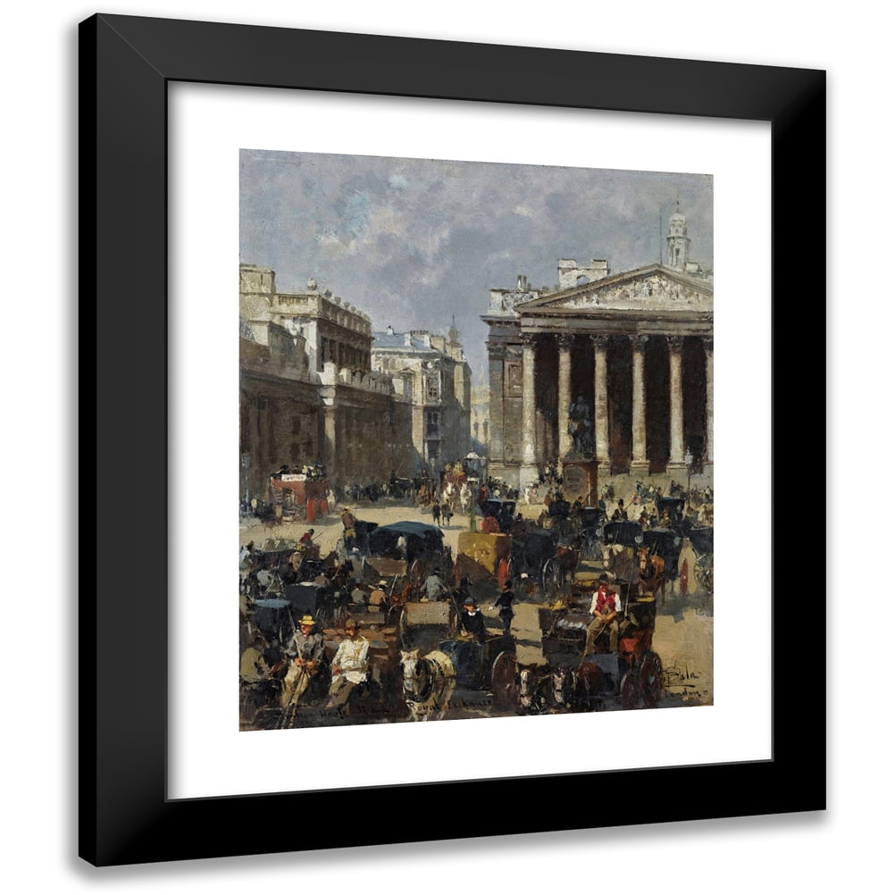 Paolo Sala 15x18 Black Modern Framed Museum Art Print Titled - Mansion ...