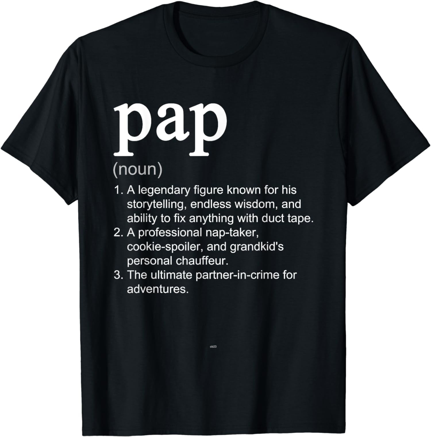 Pap Definition Funny Cool T-Shirt - Walmart.com