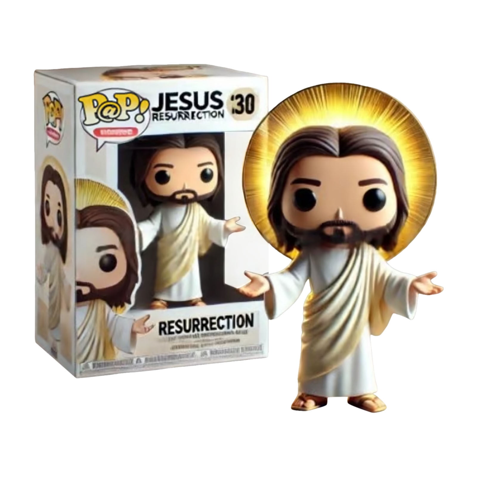 Pap Jesus Action Figures Toys-4 Inch Jesus Christ Statue, Religious ...