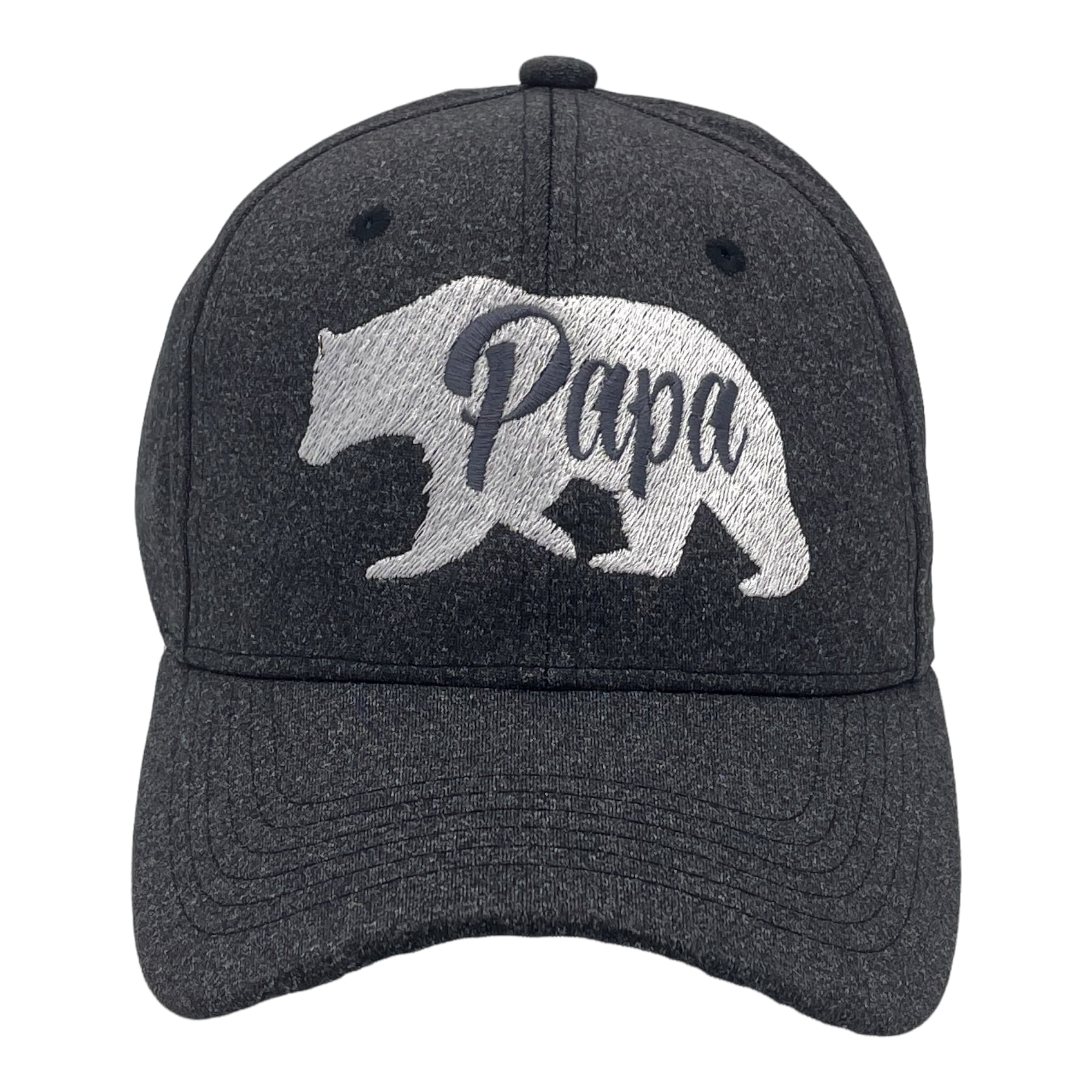 Papa Bear Hat Funny Cool Fathers Day Grizzly Baseball Cap - Walmart.com