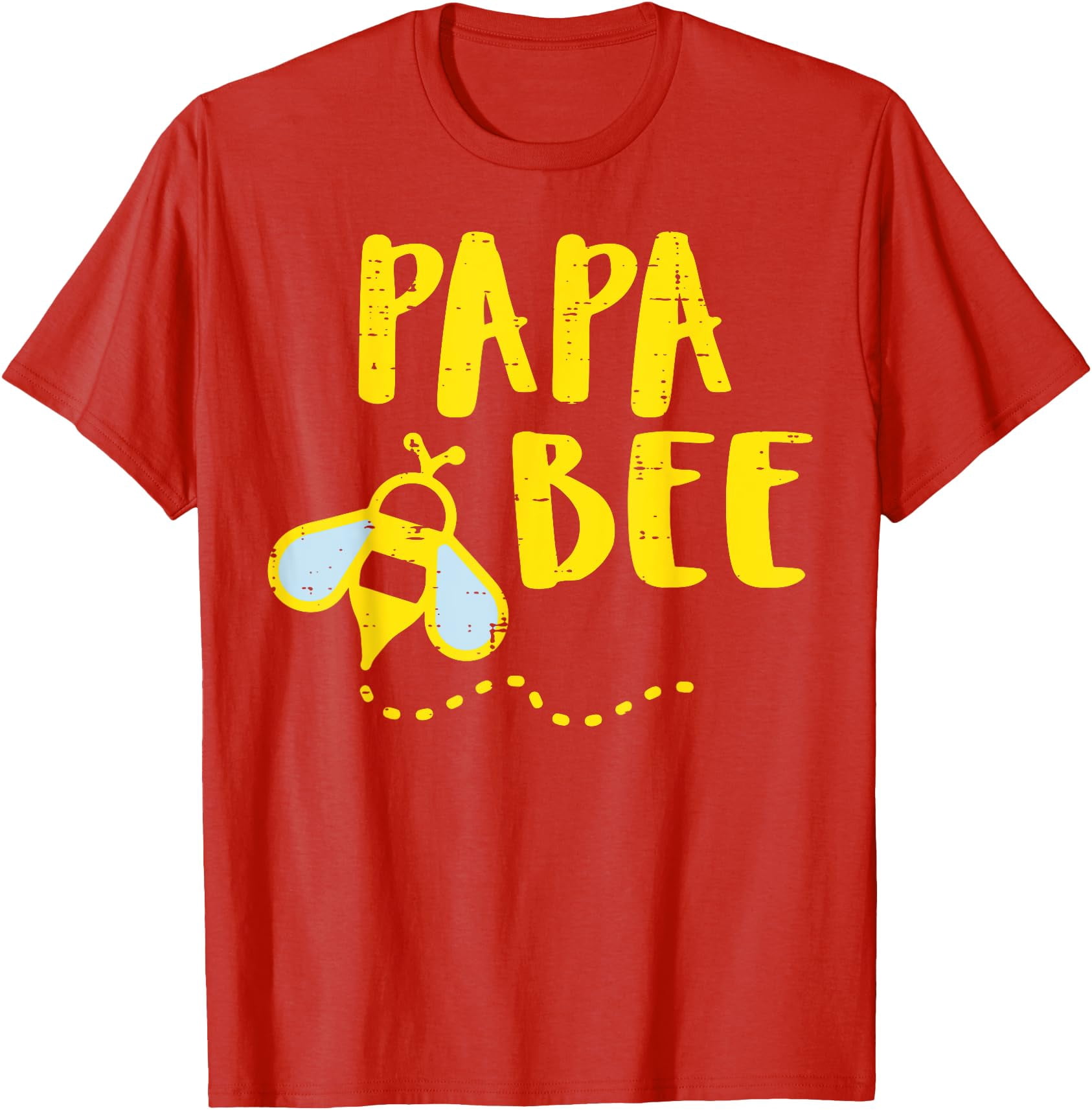 Papa Bee Family Matching Beekeeping Dad Daddy Softstyle T-Shirt,Red ...
