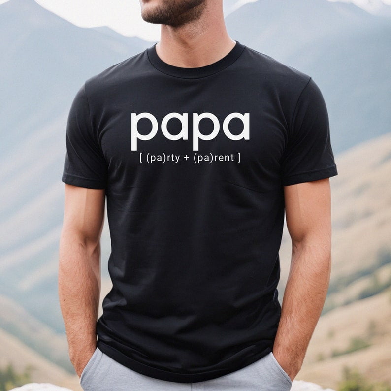 Papa Definition Shirt, Papa T-Shirt, Funny Papa Shirt For Papa, Fathers ...