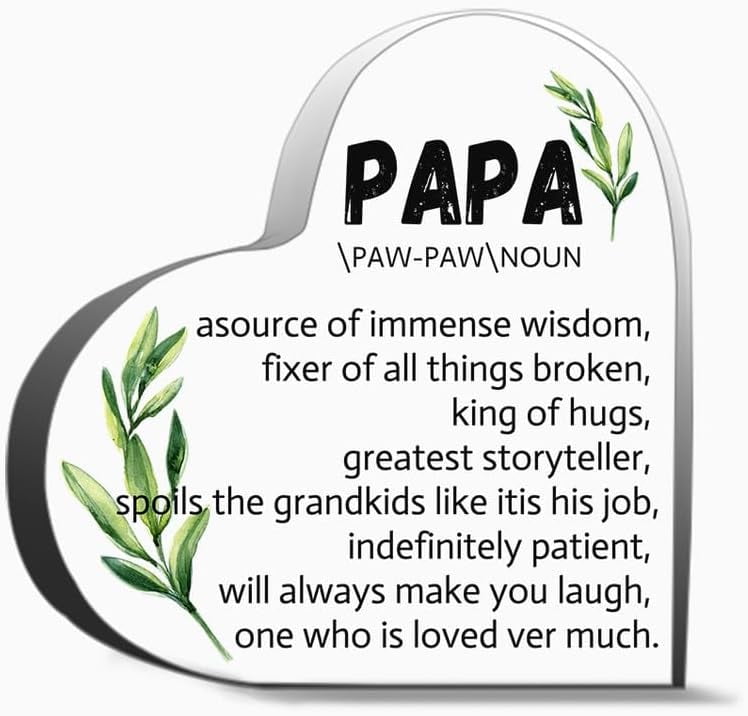 Papa Gift From Granddaughter Grandson Best Papa Gifts Meaningful Gifts ...
