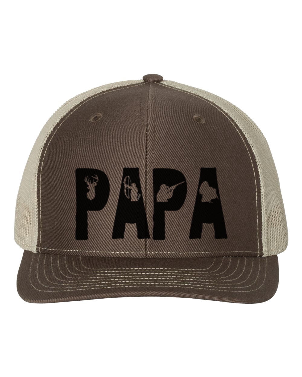 Papa Hat, Papa, Gift For Papa, Trucker Cap, Adjustable, Hunting Hat ...