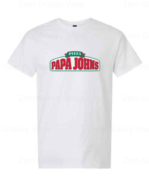 Papa John's Foodie Tour Pizza Chain Logo Restaurant Fans Gift TShirt ...