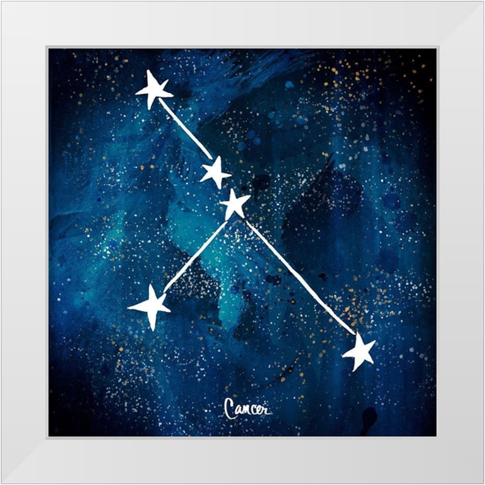 Papa, Kat 26x26 White Modern Wood Framed Museum Art Print Titled - Cancer - Walmart.com