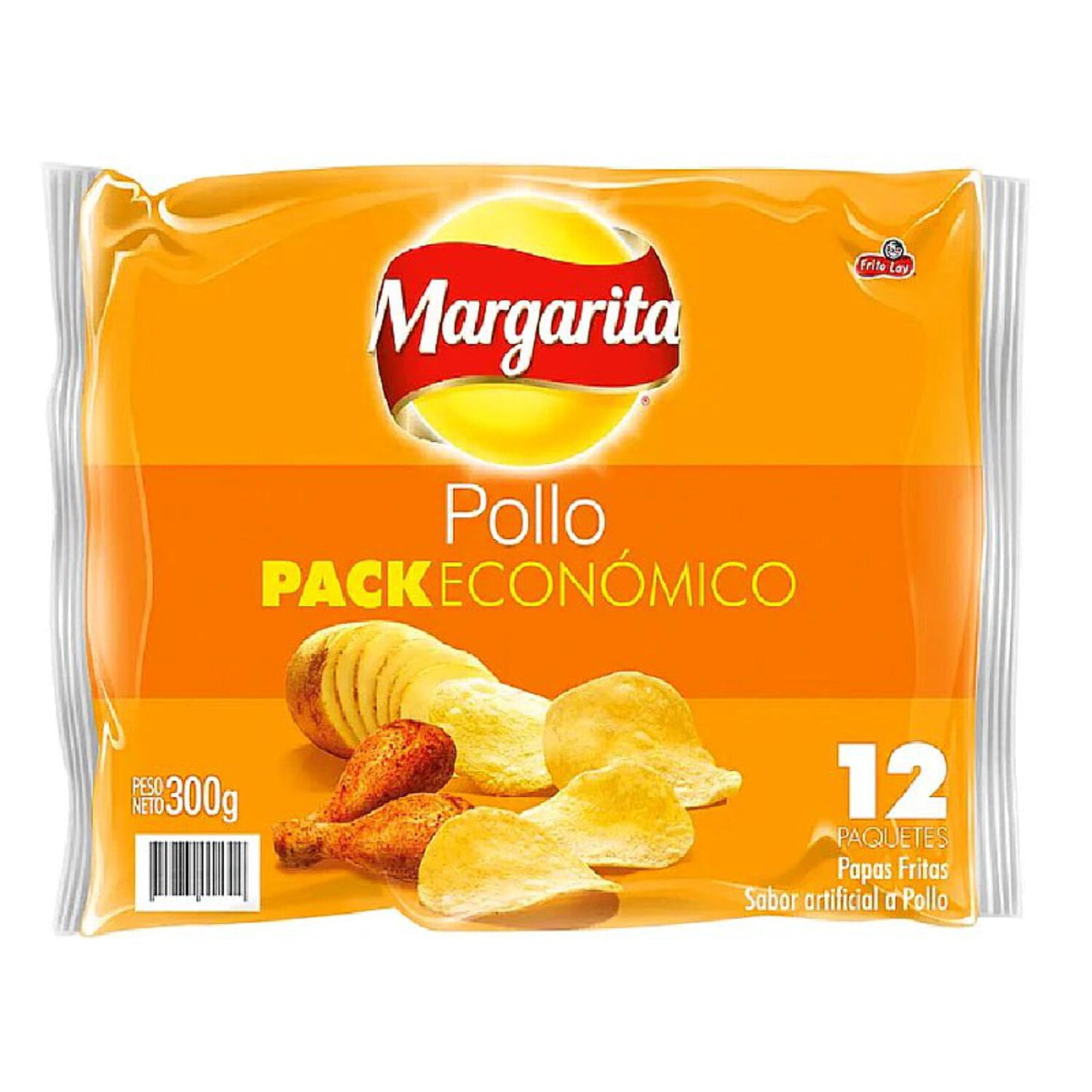Frito Lay Margarita Pollo Crispy Chicken-Flavored Snacks, 12 pack, 300g ...