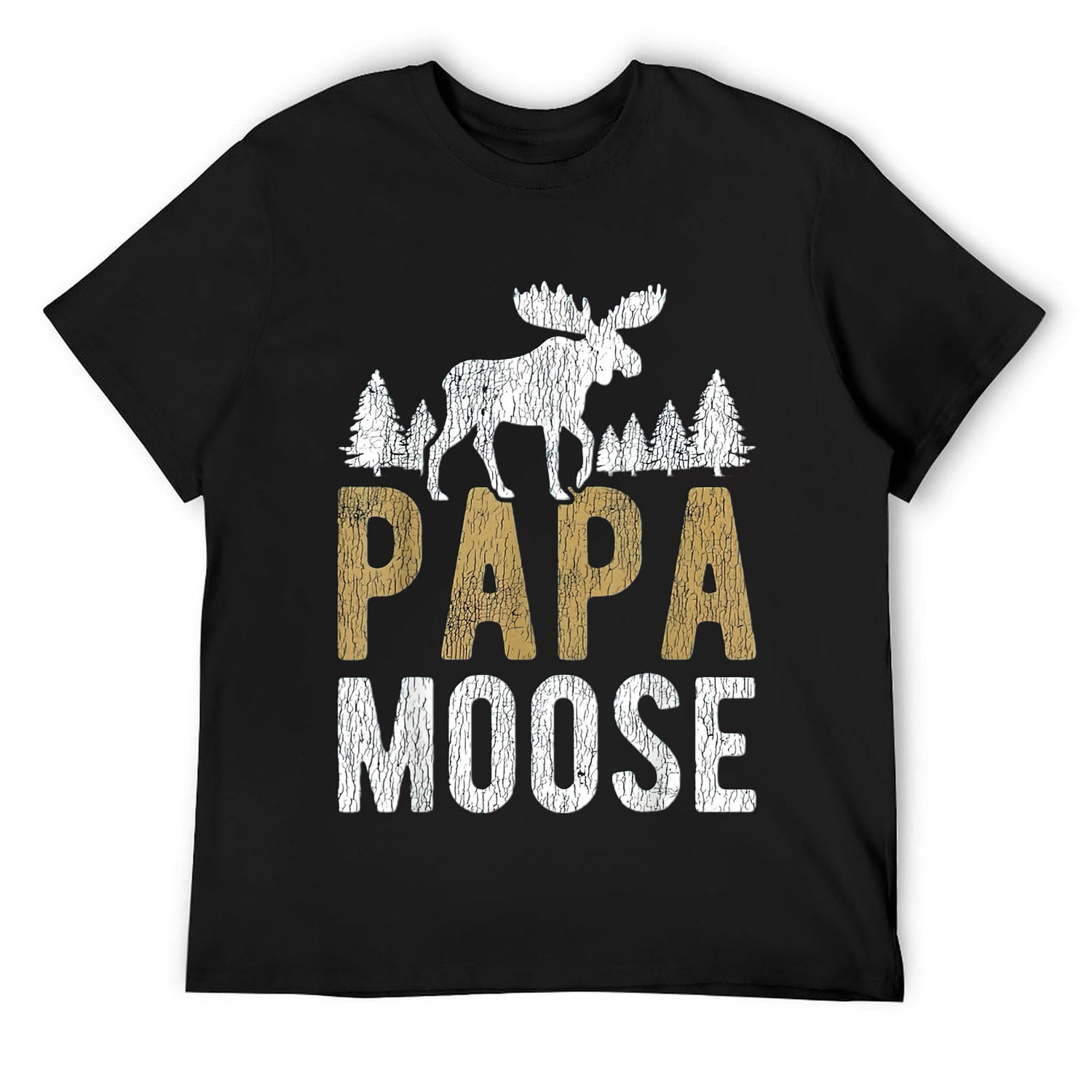 Papa Moose Camping Son Dad Family Matching Hunting Camper T-Shirt ...