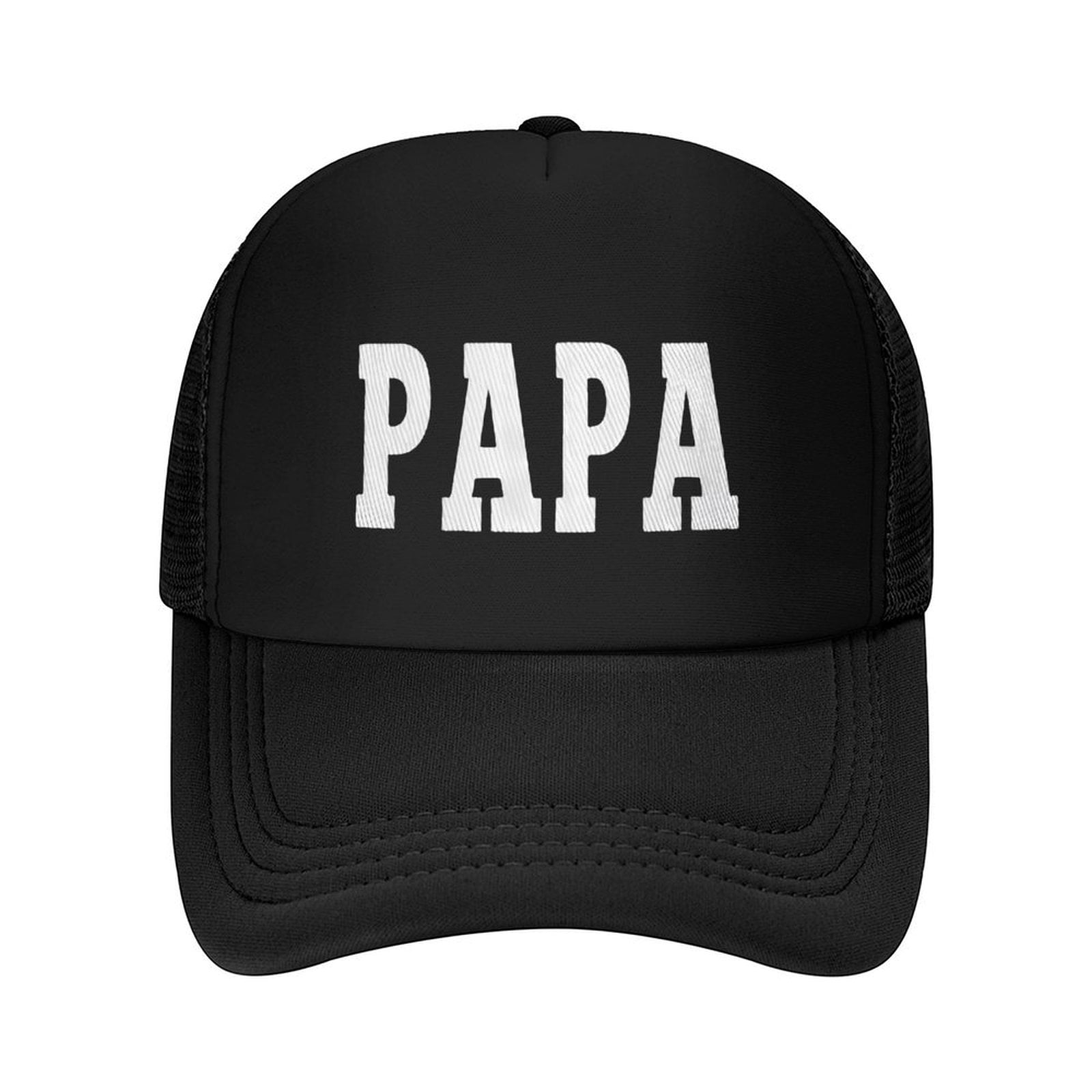 Papa Print Summer Mesh Baseball Cap for Men,Made In USA,Adjustable ...