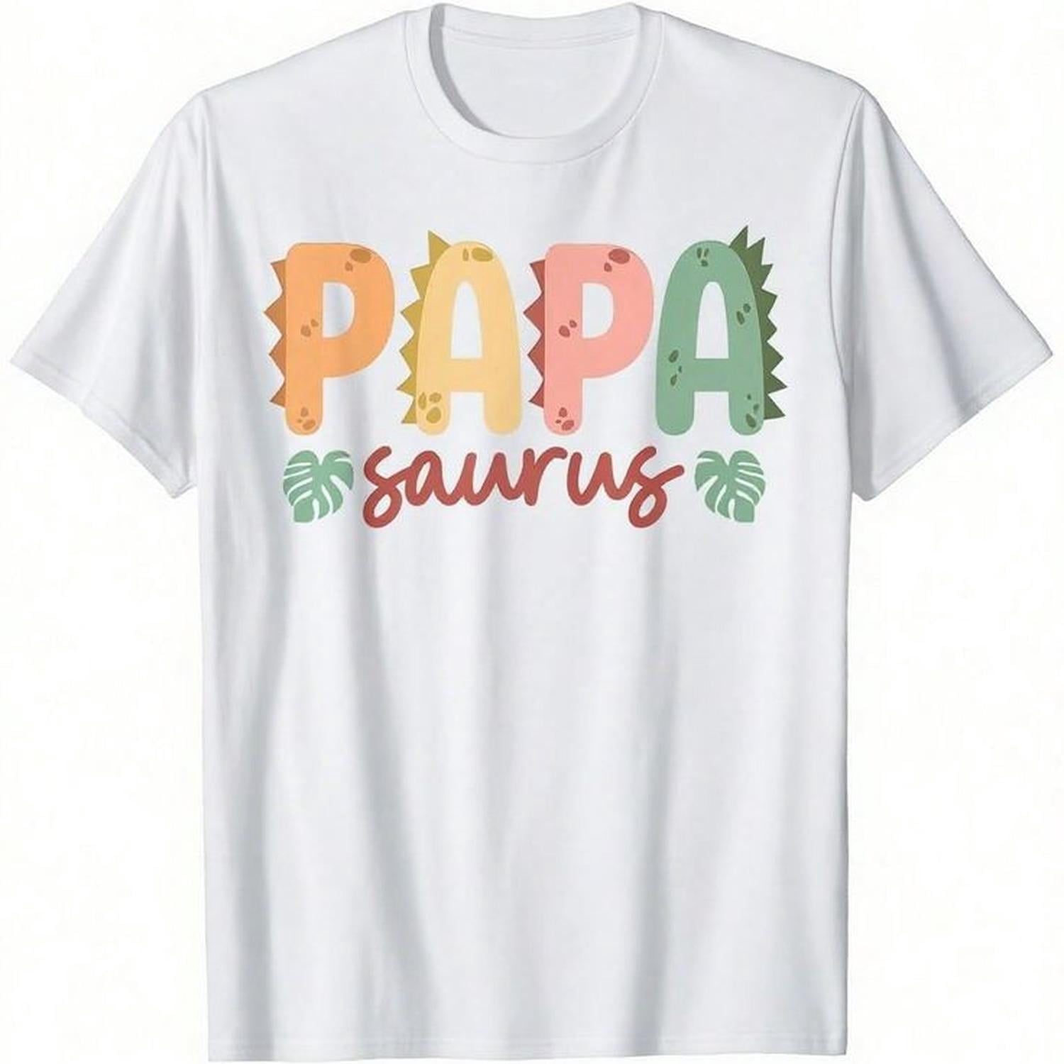 Papa Saurus Dad Dinosaur Birthday Family Matching TShirt - Walmart.com