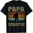 Papa Squatch Bigfoot Papa Sasquatch Yeti Family T-Shirt - Walmart.com