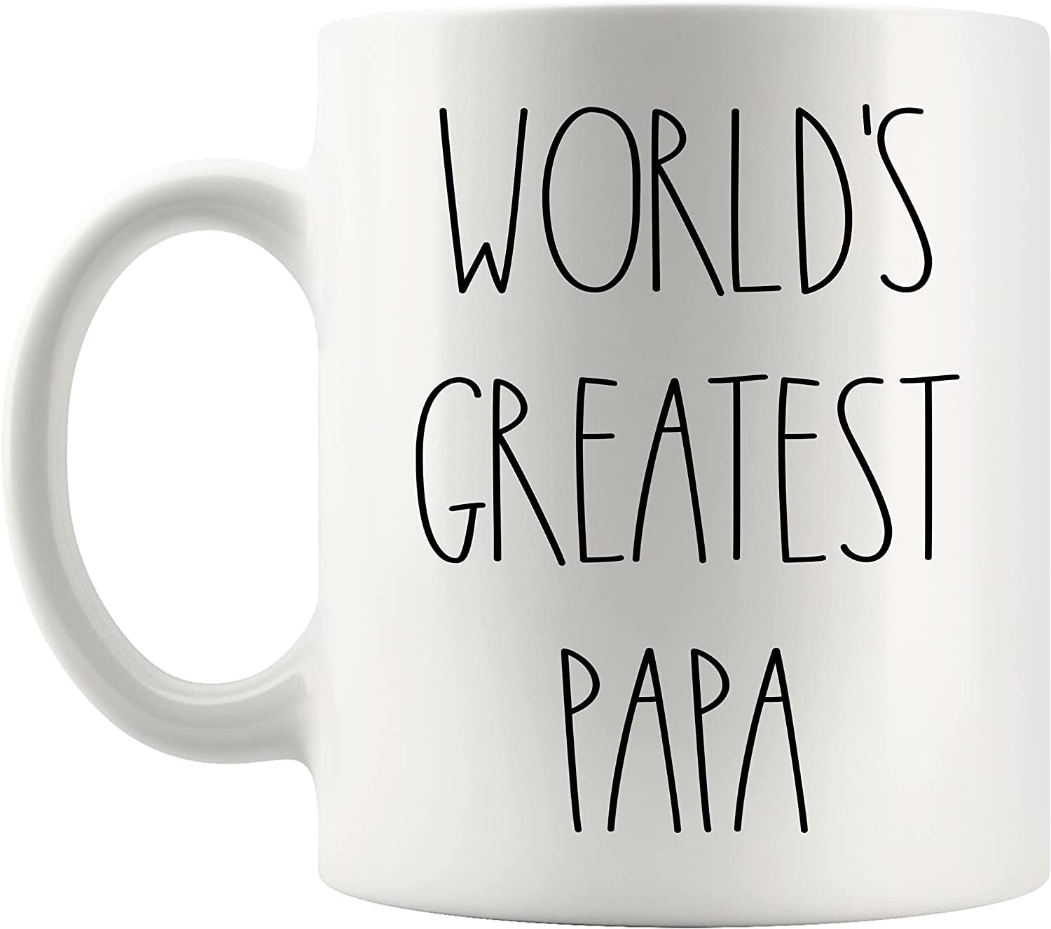 Papa World's Greatest Papa Coffee Mug Rae Dunn Inspired Rae Dunn Style ...