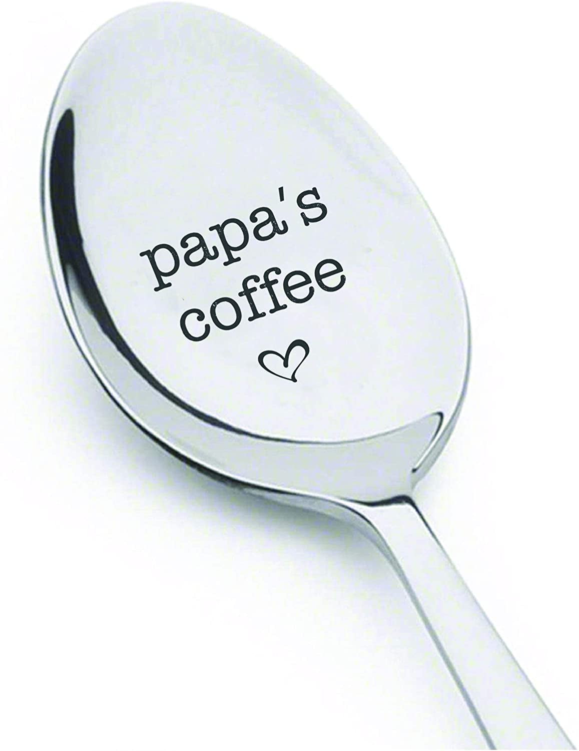 Papa's Coffee Engraved Spoon | Unique Father's Day Gifts | Gifts for ...