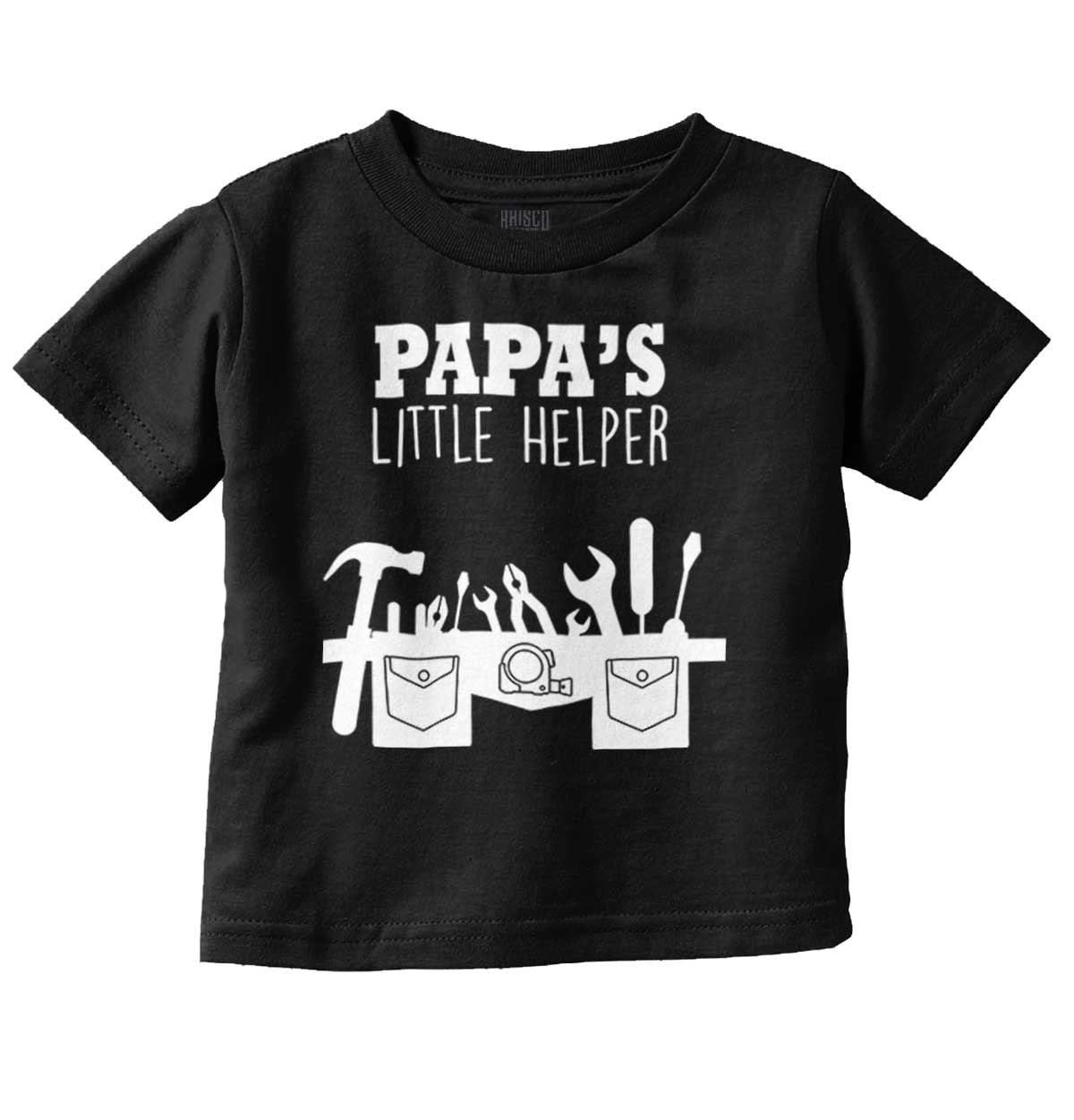 Papa's Little Helper Handyman Dad Toddler Boy Girl T Shirt Infant ...
