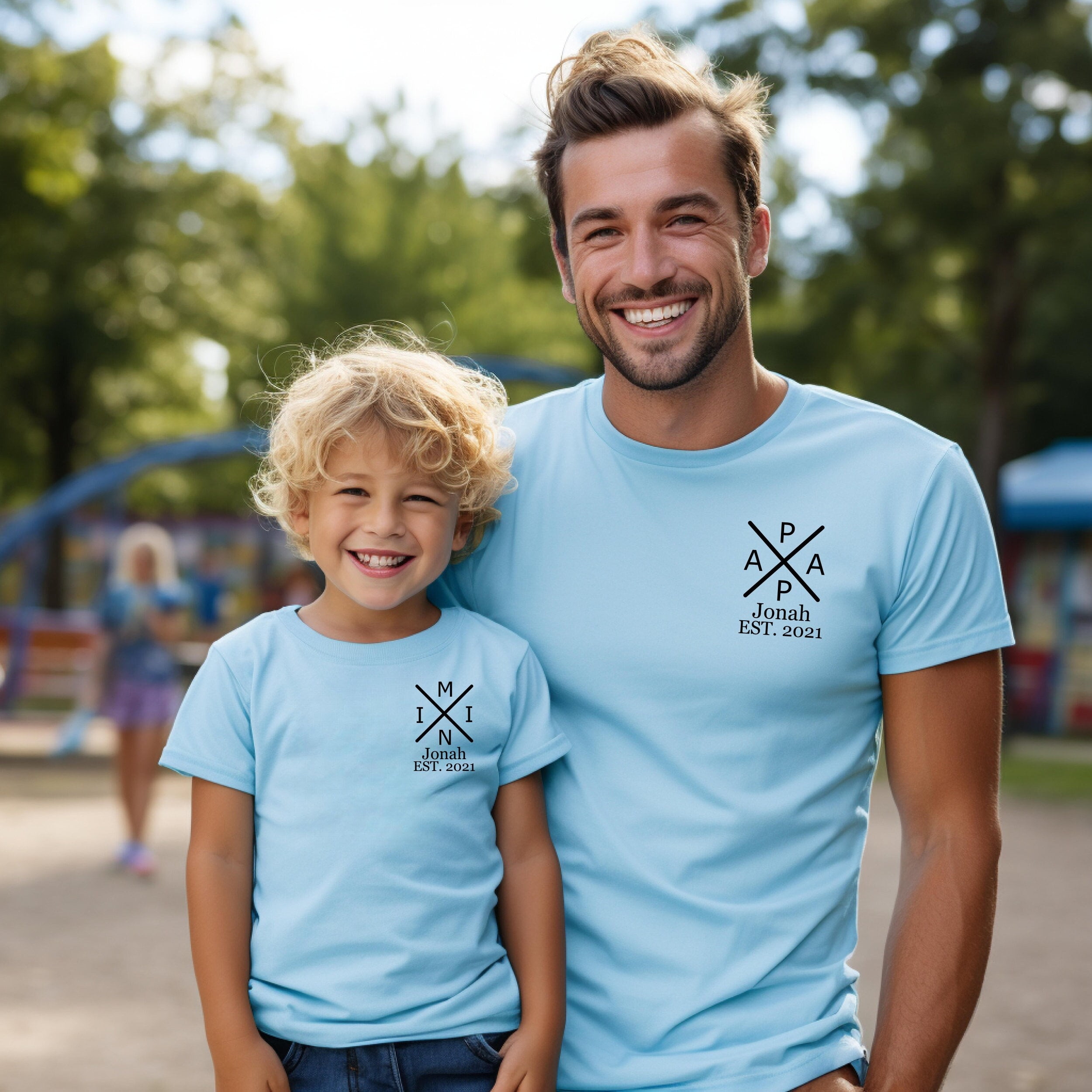 Papa's Mini-Me:Cute matching t-shirts for father and child.Father's Day ...