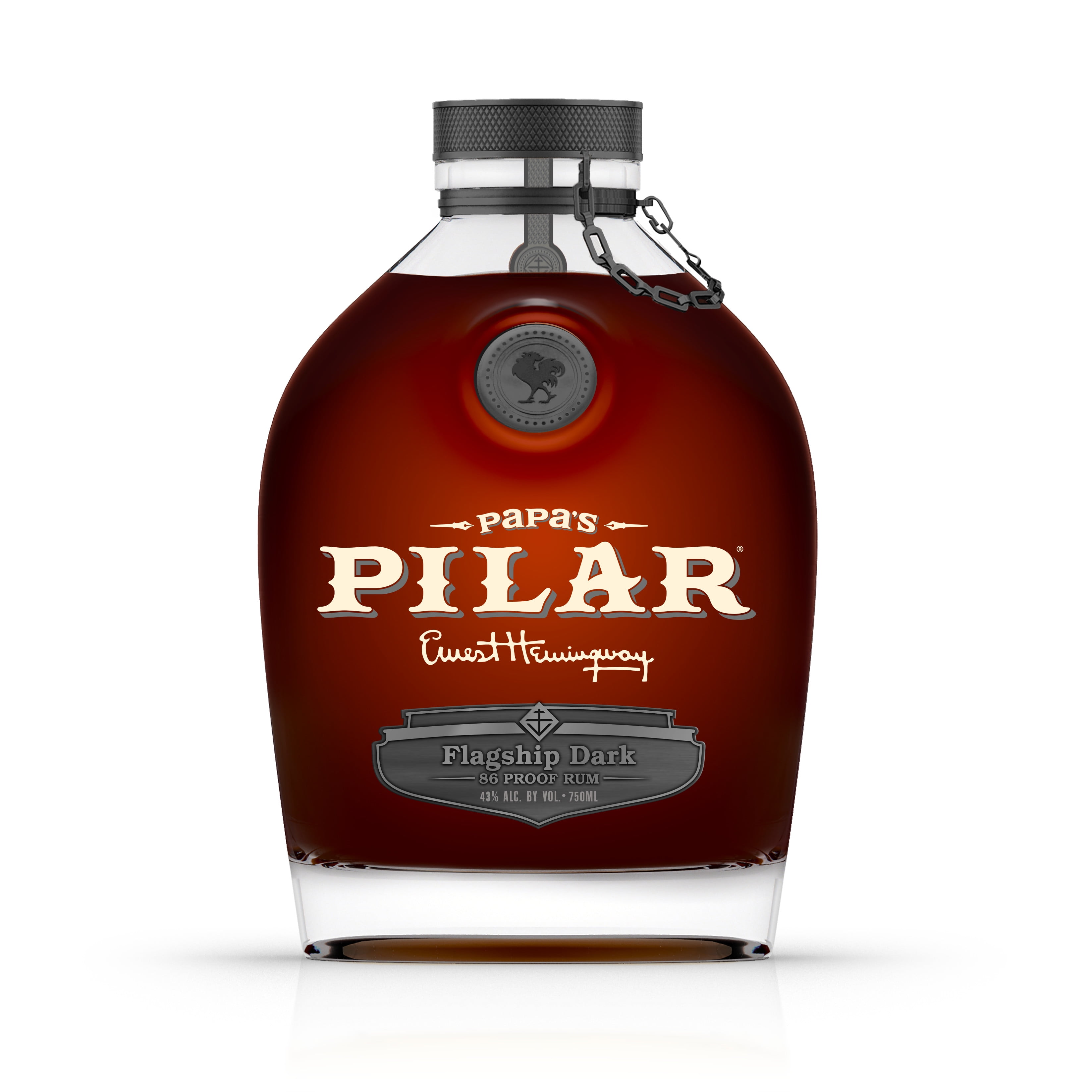 Papa's Pilar 24 Solera Profile Dark Rum, 750 ml Bottle, 43% ABV ...