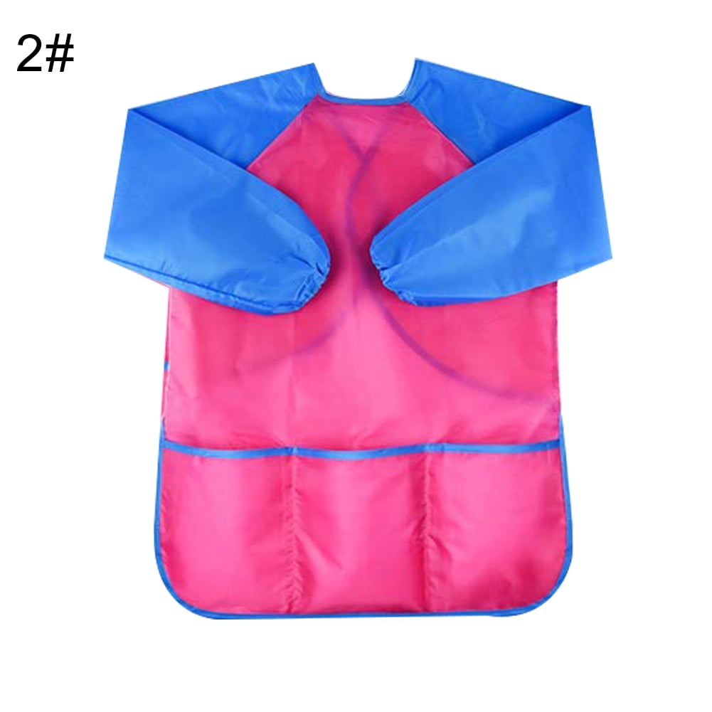 Papaba Kids Art Smock,Kids Drawing Smock Long Sleeve Waterproof Art ...