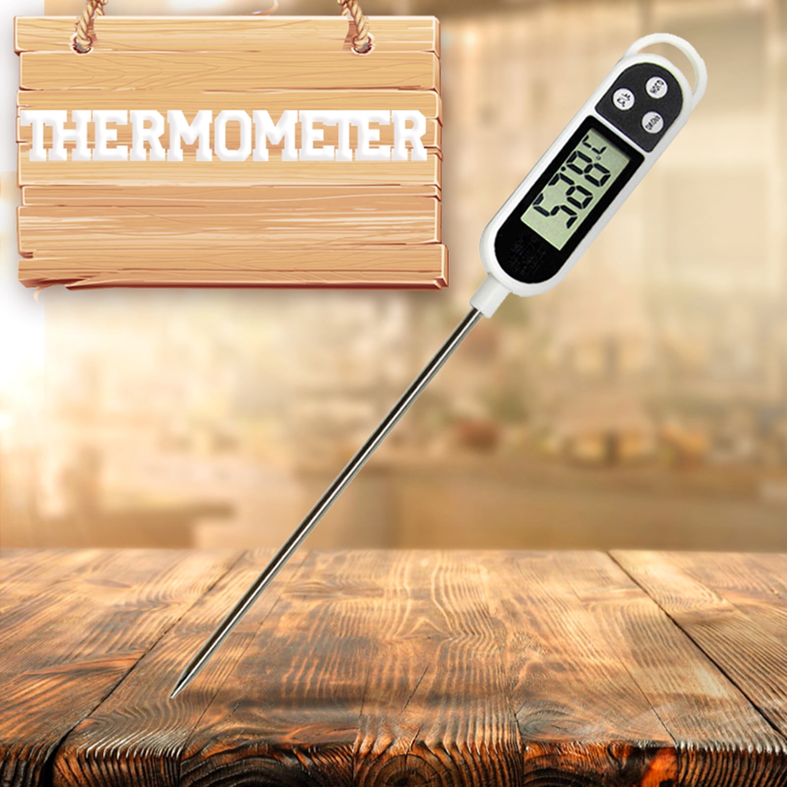 Papaba TP300 Thermometer,Food Cooking Meat Temperature Digital Meter ...