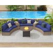 UDPATIO Aluminum Patio Furniture Set, Outdoor Couch, Deck Exterior ...