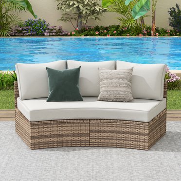 Modway Shore 4 Piece Outdoor Patio Aluminum Sectional Sofa Set ...
