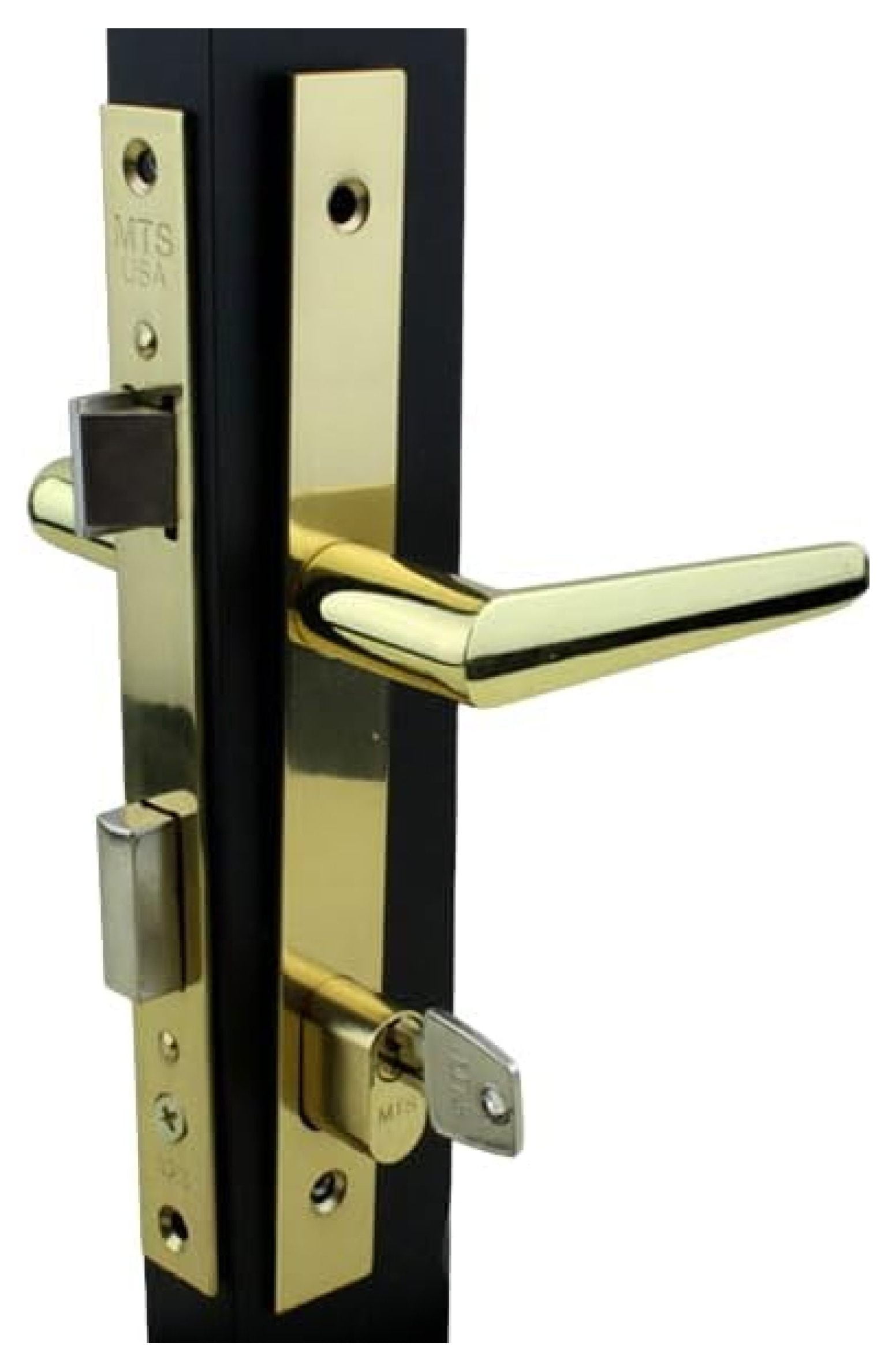 Papaiz Storm Door Lock - Single Cylinder (with Thumb Turn), Brass ...