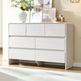 Papajet 7 Drawer Dresser for Bedroom, 49" Wide Modern Chest of Storage ...