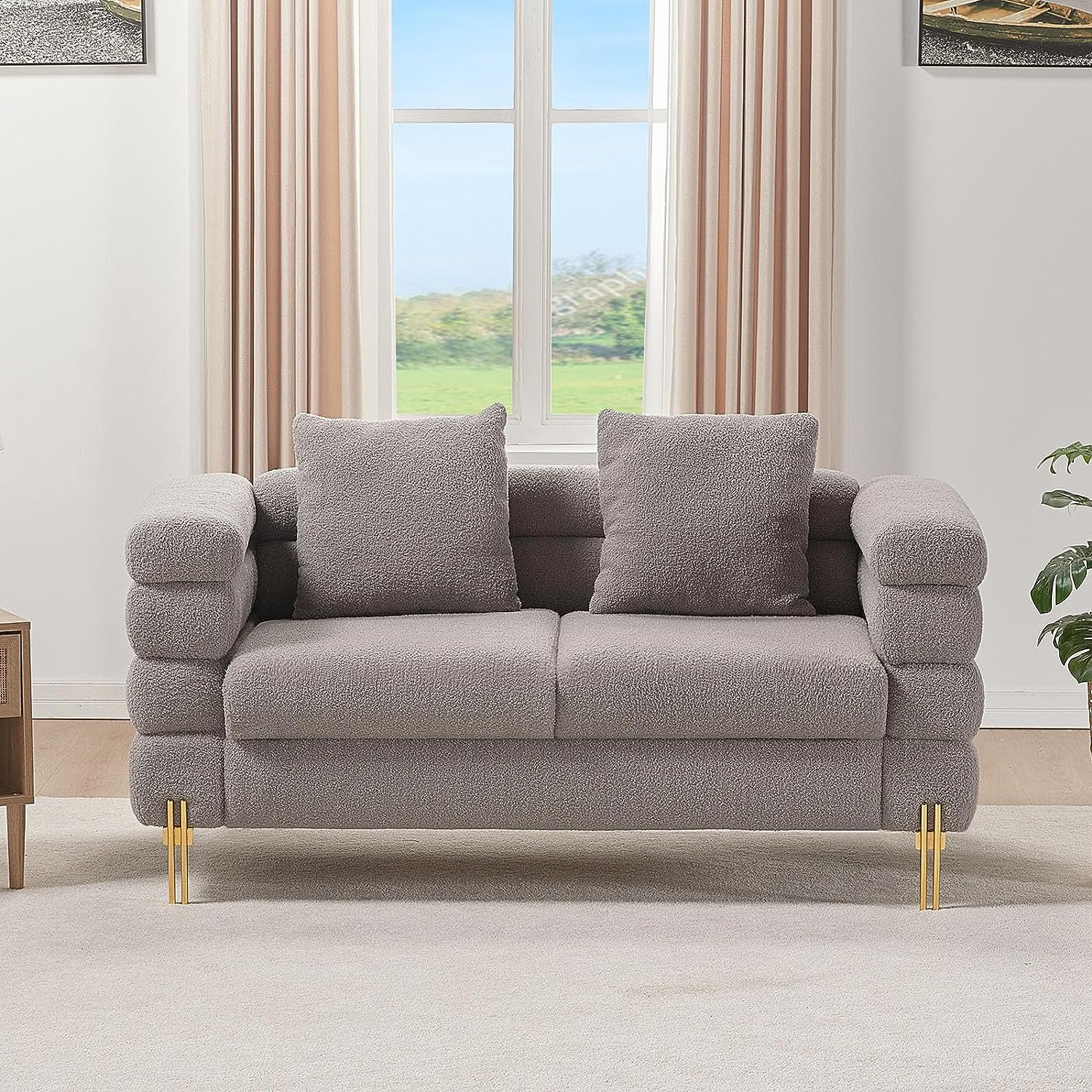 Papajet Modern Sofa Couch, 24''Extra Deep Seat Sectional Sofa for ...