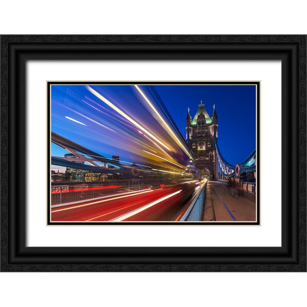 Papapostolou, George 24x17 Black Ornate Wood Framed with Double Matting Museum Art Print Titled ...