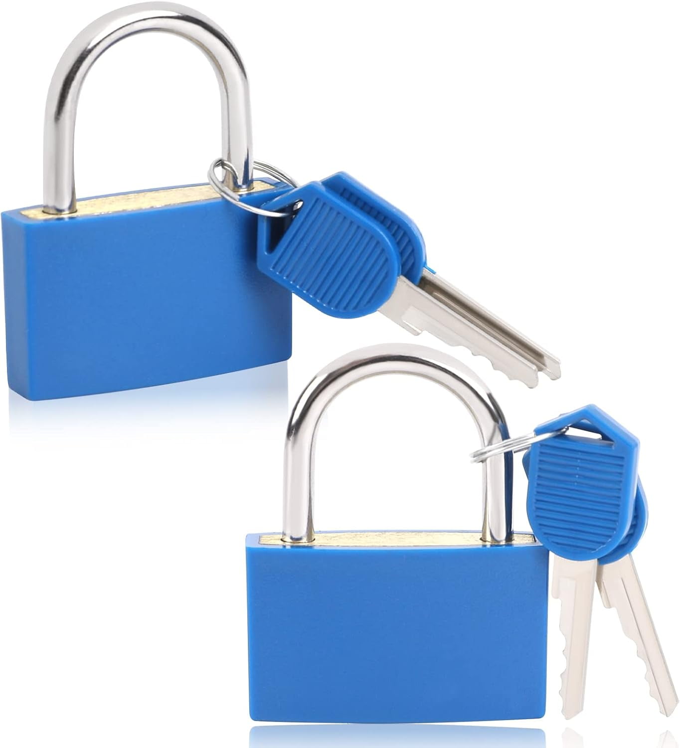 Papapt 2 Pack 42mm Large Key Lock for Locker, Heavy Duty Lock with Key ...