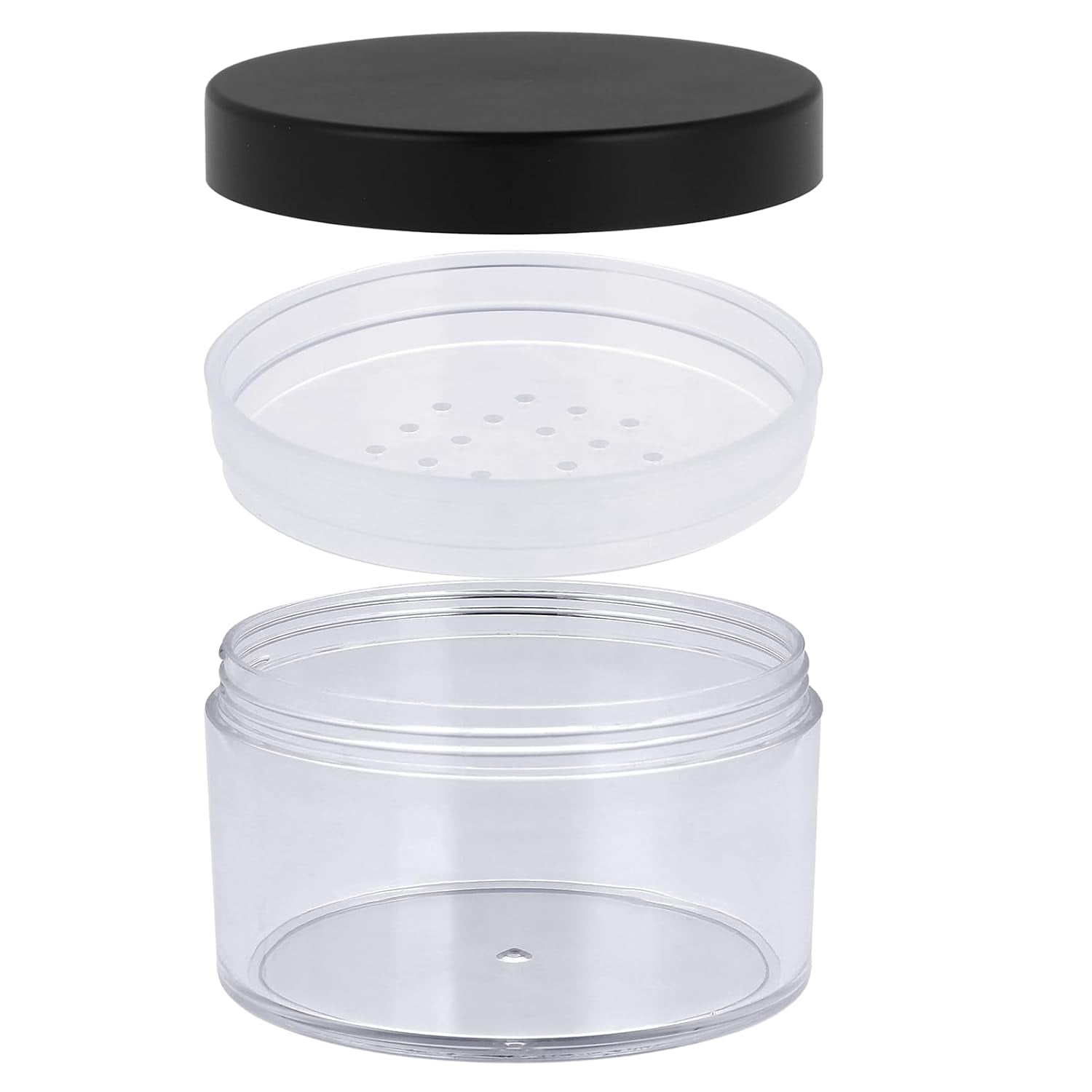 Papapt 2PCS 50ml/1.69oz Plastic Travel Powder Container Empty Large ...