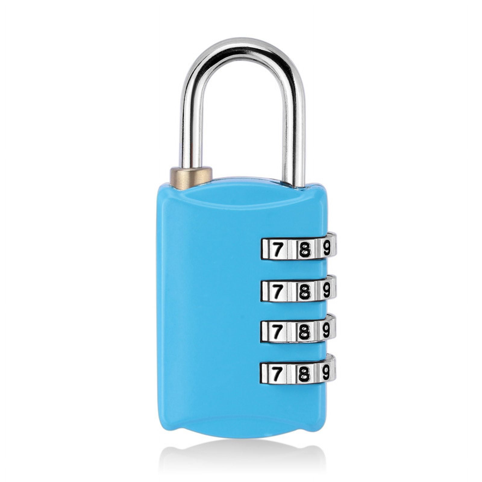 Papapt Combination Lock Resettable 4 Digit Padlock Outdoor Waterproof ...