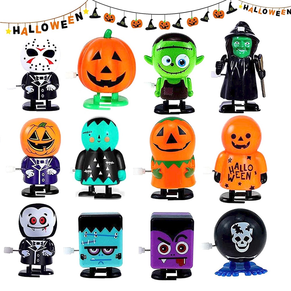 Papapt Halloween Wind Up Toys for Kids Halloween Party Assorted Small ...