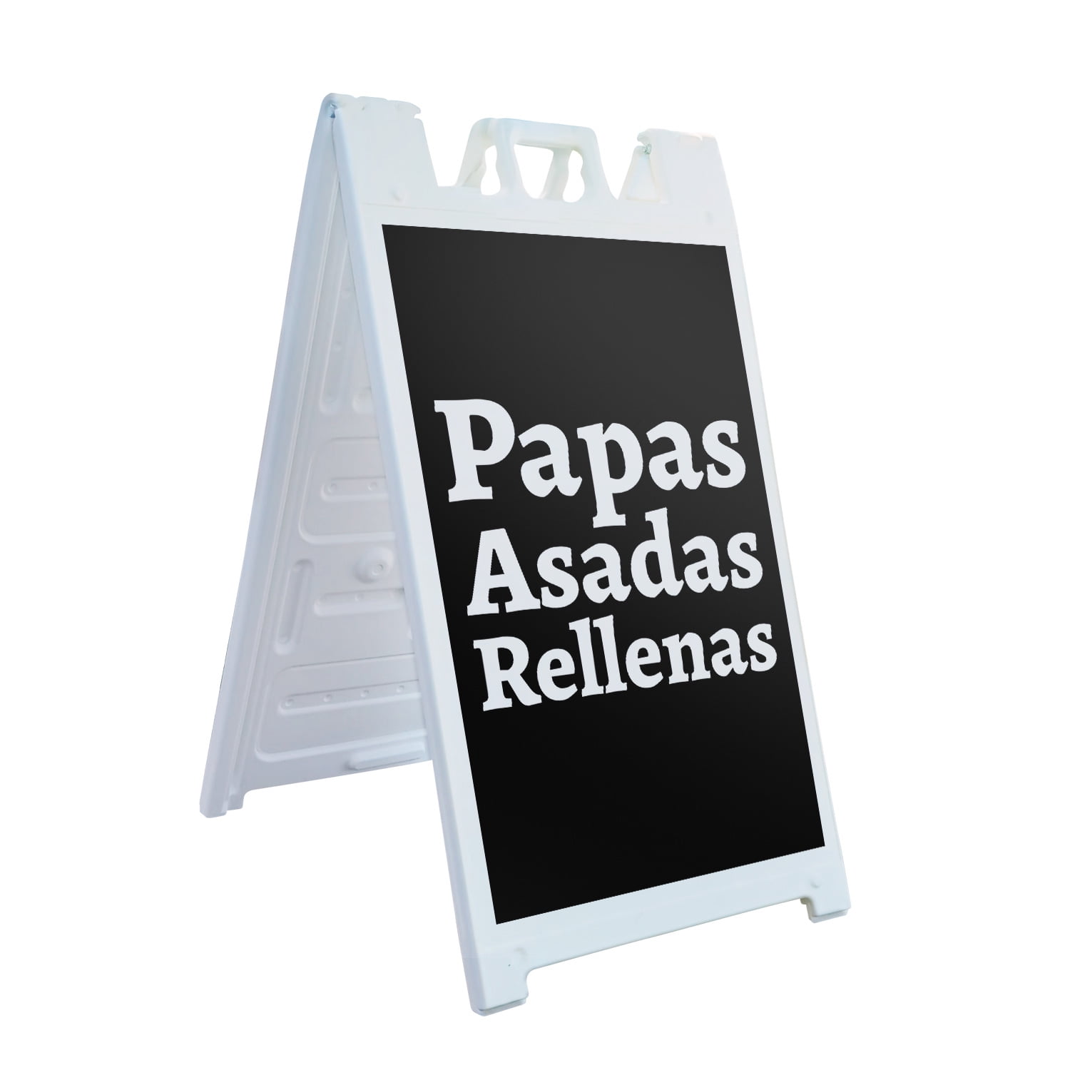 Papas Asadas Rellenas 24" x 36" Double Sided A-Frame Sidewalk Sign ...