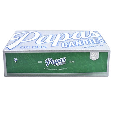 Papas Candies Opera Cream Bars White Chocolate 24 Count - Walmart.com