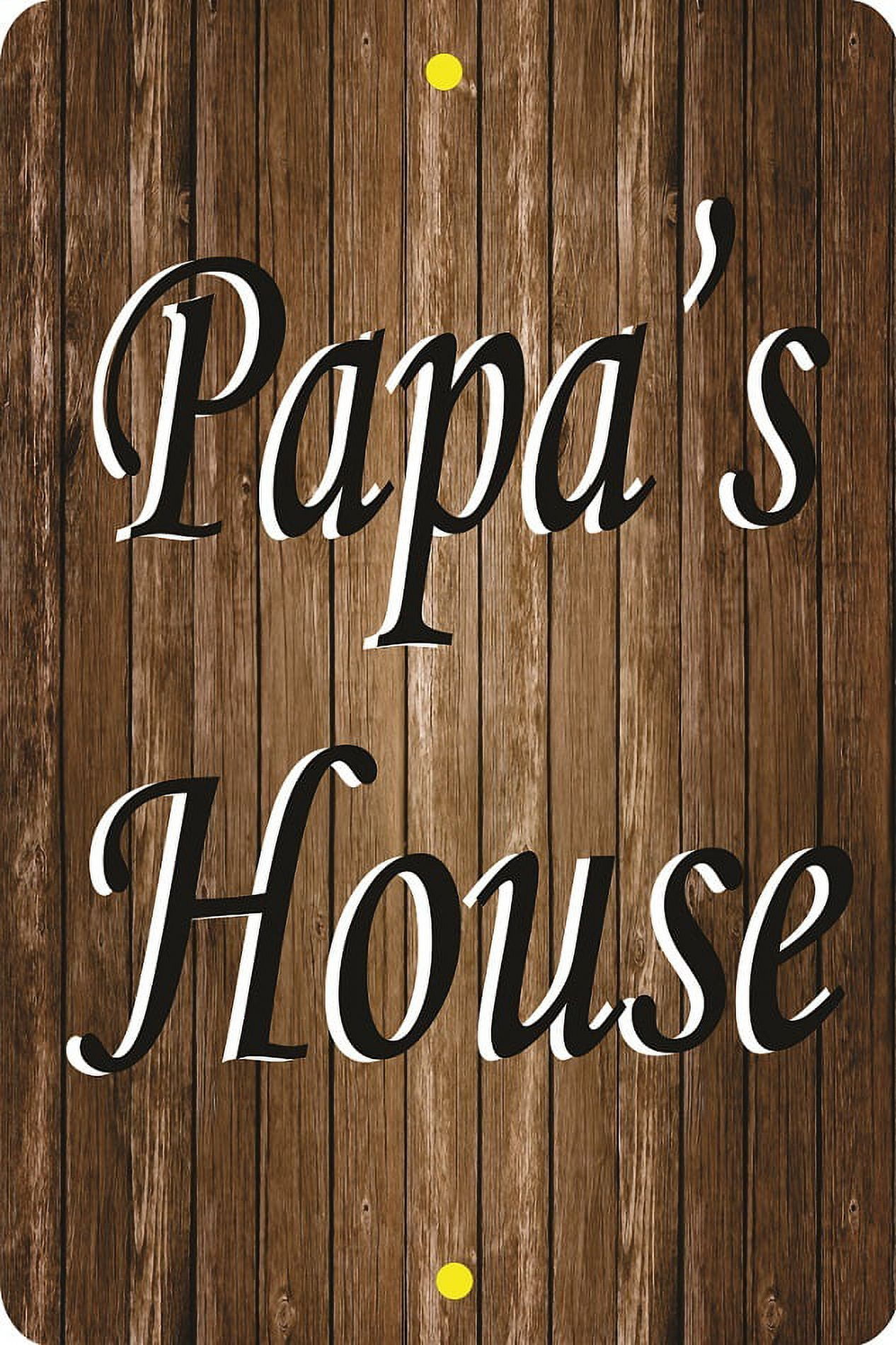 Papas House Parking Sign - Walmart.com